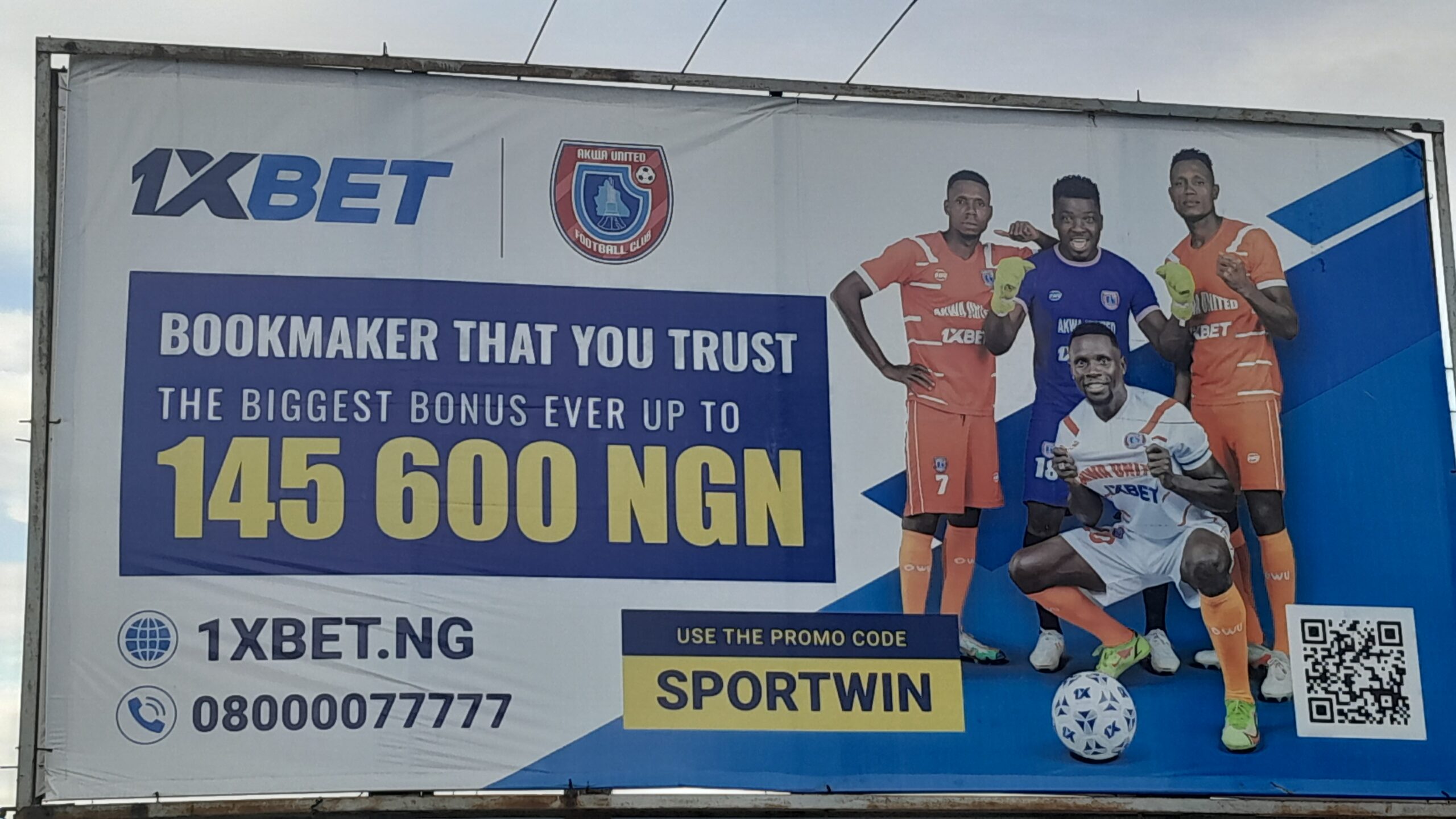 1XBET Leverages Akwa United Sponsorship With Billboards Across Nigeria 1XBET Leverages Akwa United Sponsorship With Billboards Across Nigeria